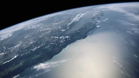 Earth View From The International Space ... | Stock Video | Pond5