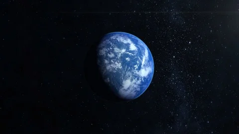 Earth. A view from space. The camera fli... | Stock Video | Pond5