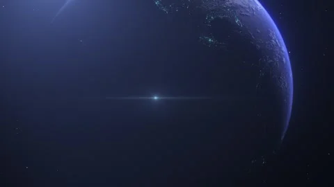 Earth visual background 4k animation | Stock Video | Pond5