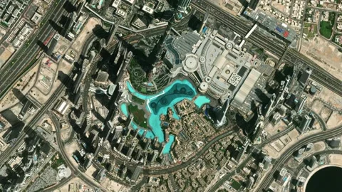 Earth zoom in from space to Dubai, Unite... | Stock Video | Pond5