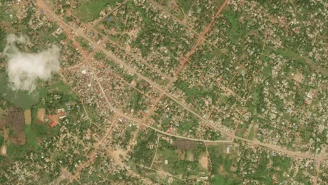 Earth zoom in from space to Gbarnga, Lib... | Stock Video | Pond5