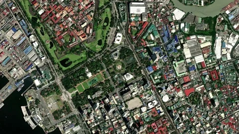 Earth zoom in from space to Manila, Phil... | Stock Video | Pond5
