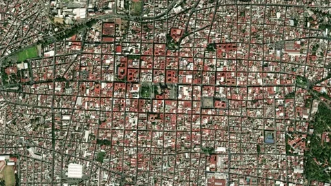 Earth zoom in from space to Morelia, Mex... | Stock Video | Pond5