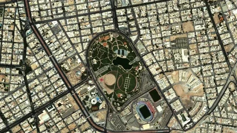 Earth zoom in from space to Riyadh, Saud... | Stock Video | Pond5