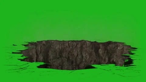 Earthquake motion graphics with green sc... | Stock Video | Pond5