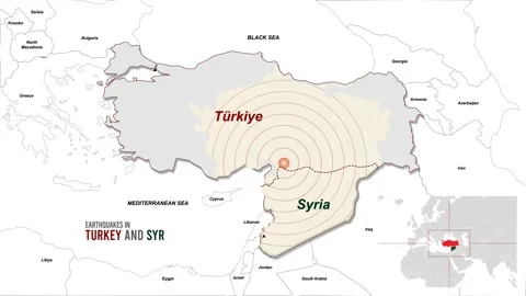 Earthquake Animation Map Stock Videos – Royalty-Free HD & 4K Videos | Pond5