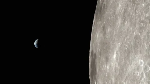 Moon Surface 4K Stock Video Footage | Royalty Free Moon Surface 4K ...