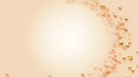 Easter Egg Flow on Pastel Background | Stock Video | Pond5