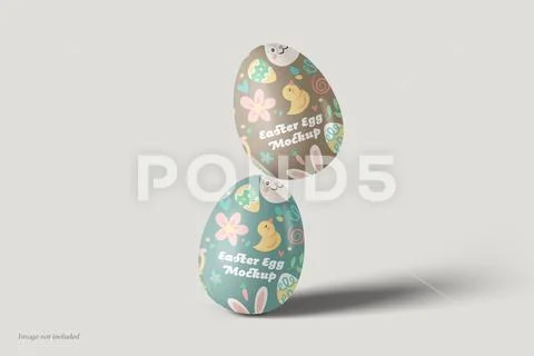 Easter Egg Mockup ~ PSD Photoshop Template #235187600