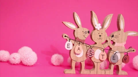 Easter stop motion animation. Beautiful ... | Stock Video | Pond5