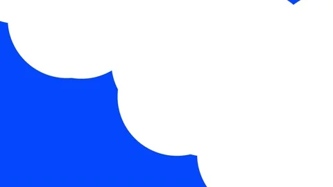 Easy animation on blue background | Stock Video | Pond5