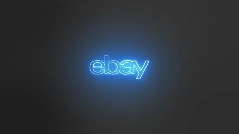 Ebay Logo Neon Sign | Stock Video | Pond5