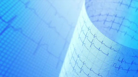 ECG background. LOOP. | Stock Video | Pond5