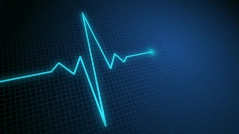 ECG Medical Heartbeat Pulsation Backgrou... | Stock Video | Pond5