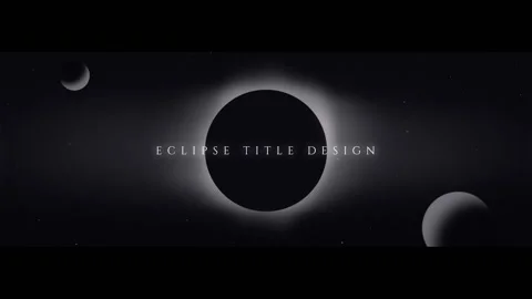 After Effects Template: Eclipse Title Design #217963744