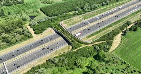 The Ecoduct Autena , also referred to as... | Stock Video | Pond5