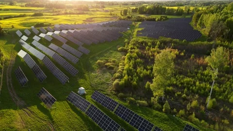 Solar Panel Fields Stock Videos – Royalty-Free HD & 4K Videos | Page 2