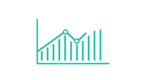 Economics business graph chart showing g... | Stock Video | Pond5