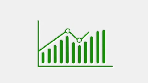 Economics business graph chart showing g... | Stock Video | Pond5