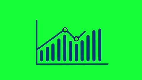 Economics business graph chart showing g... | Stock Video | Pond5