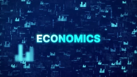 ECONOMICS Concept over animated stock ma... | Stock Video | Pond5