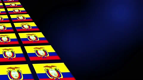 Ecuador Flag Animated Background 3d Anim... | Stock Video | Pond5