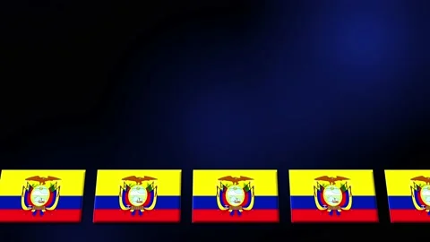 Ecuador Flag Animated Background 3d Anim... | Stock Video | Pond5