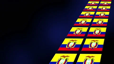 Ecuador Flag Animated Background 3d Anim... | Stock Video | Pond5