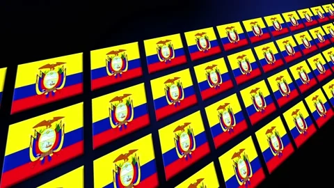 Ecuador Flag Animated Background 3d Anim... | Stock Video | Pond5