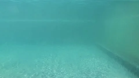 Edge of overflow swimming pool. Water ov... | Stock Video | Pond5