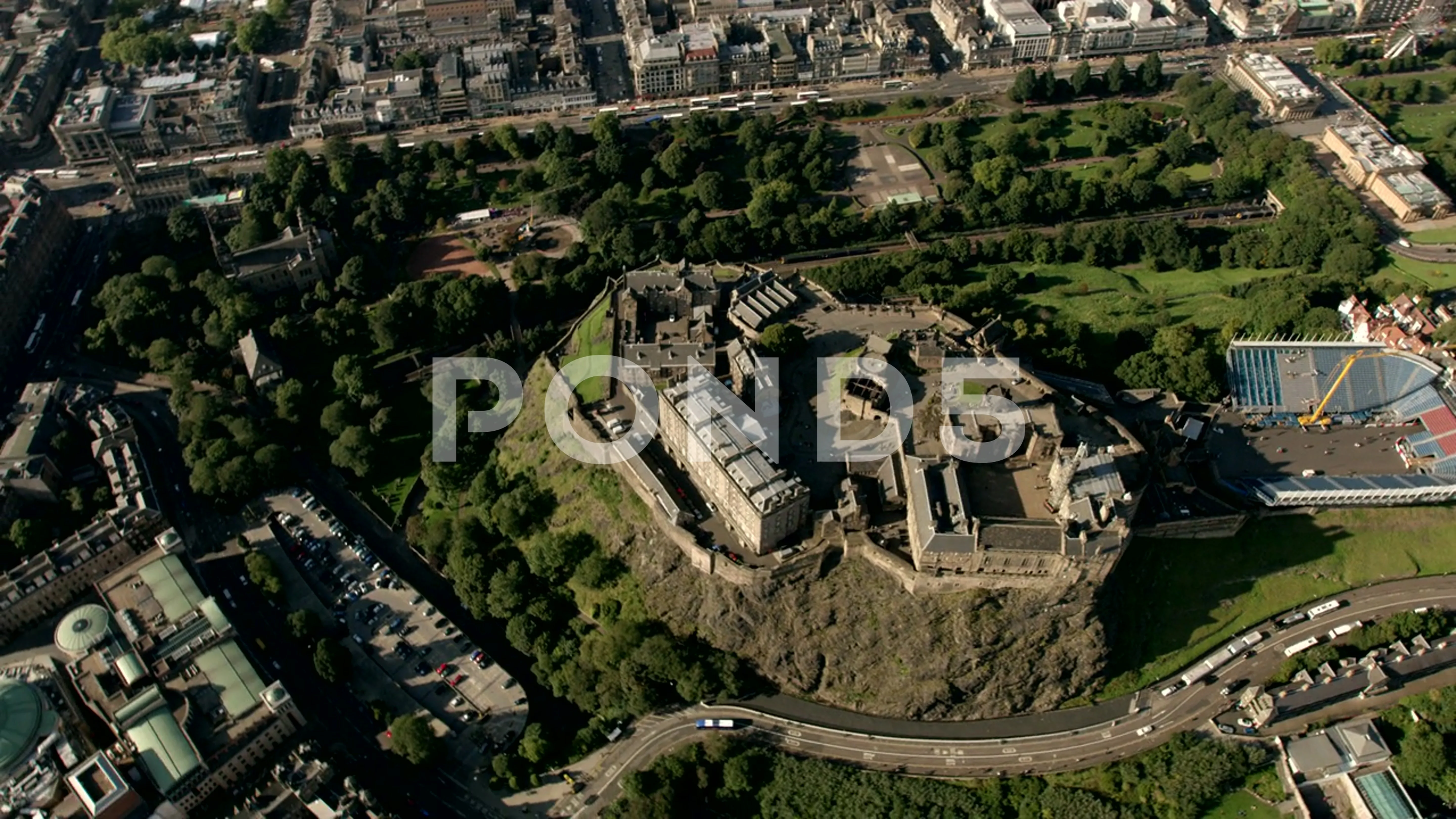 Edinburgh Castle Aerial
