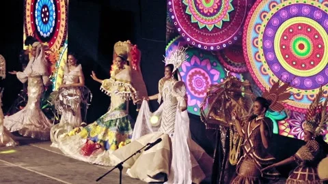 Editorial. Filipina beauty pageant conte... | Stock Video | Pond5