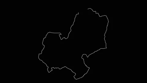 Edo state map of Nigeria outline animati... | Stock Video | Pond5