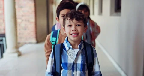 Education, face and smile with children ... | Stock Video | Pond5