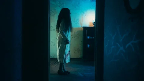 Eerie psychiatric ward female patient in... | Stock Video | Pond5