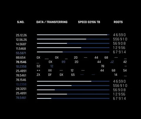 Effect In Black Background Information | Stock Video | Pond5