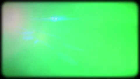 Effect of an old TV with a kinescope on ... | Stock Video | Pond5