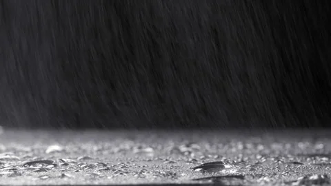 Effect of rain on Earth's surface in alp... | Stock Video | Pond5