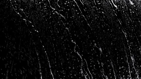The effect of rain on glass on a black b... | Stock Video | Pond5