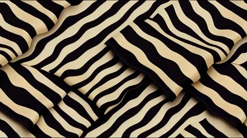 effect zebra animation, silk scarf anima... | Stock Video | Pond5