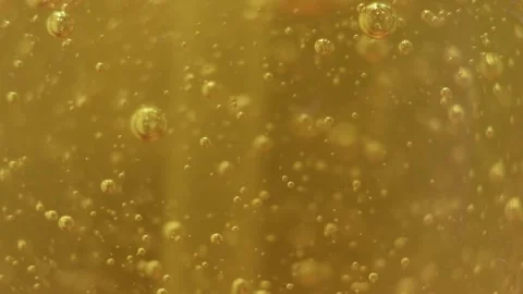 Effervescent mix of oil, water and color... | Stock Video | Pond5