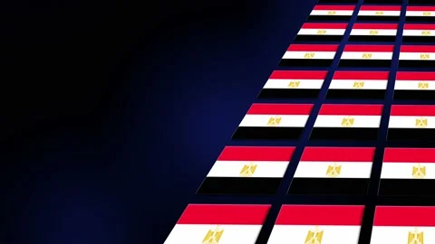 Egypt Flag Animated Background 3d Animat... | Stock Video | Pond5