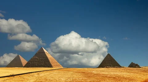 Egypt panorama pyramid with high resolut... | Stock Video | Pond5