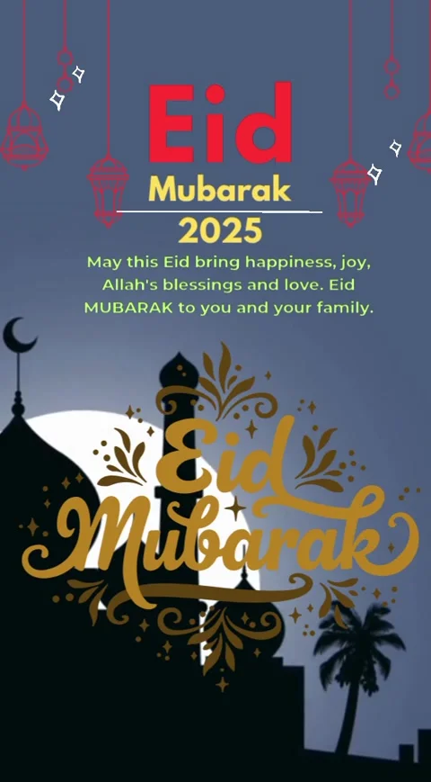 Eid Mubarak | A Celebration of Joy and L... | Stock Video | Pond5