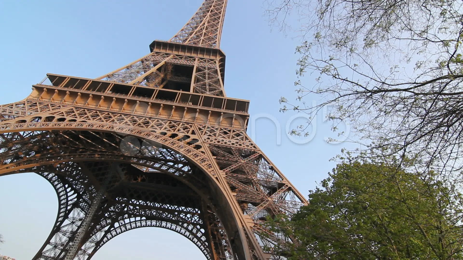 Eiffel Tower Base Close Up