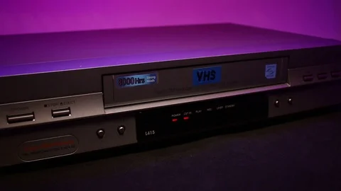 Ejecting Anniversary VHS Video Tape Out ... | Stock Video | Pond5