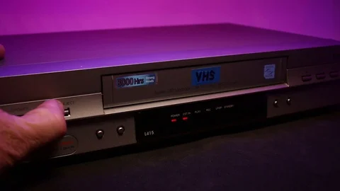 Ejecting London VHS Video Tape Out Of A ... | Stock Video | Pond5