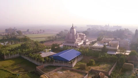 Ekachakra village, India, aerial 4k, Lor... | Stock Video | Pond5