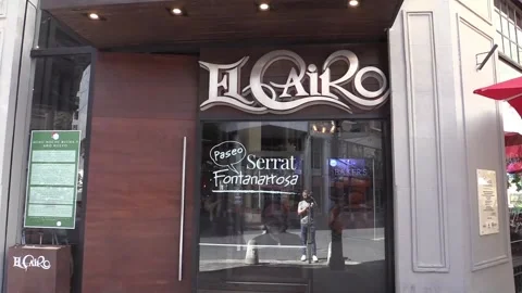 El Cairo, Rosario's iconic bar, Rosario,... | Stock Video | Pond5