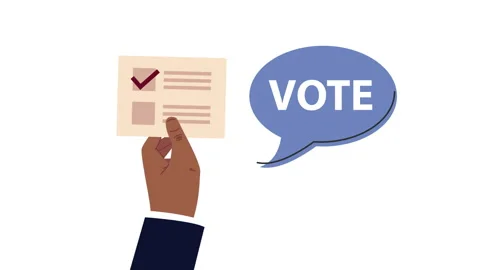 election day democratic animation with a... | Stock Video | Pond5